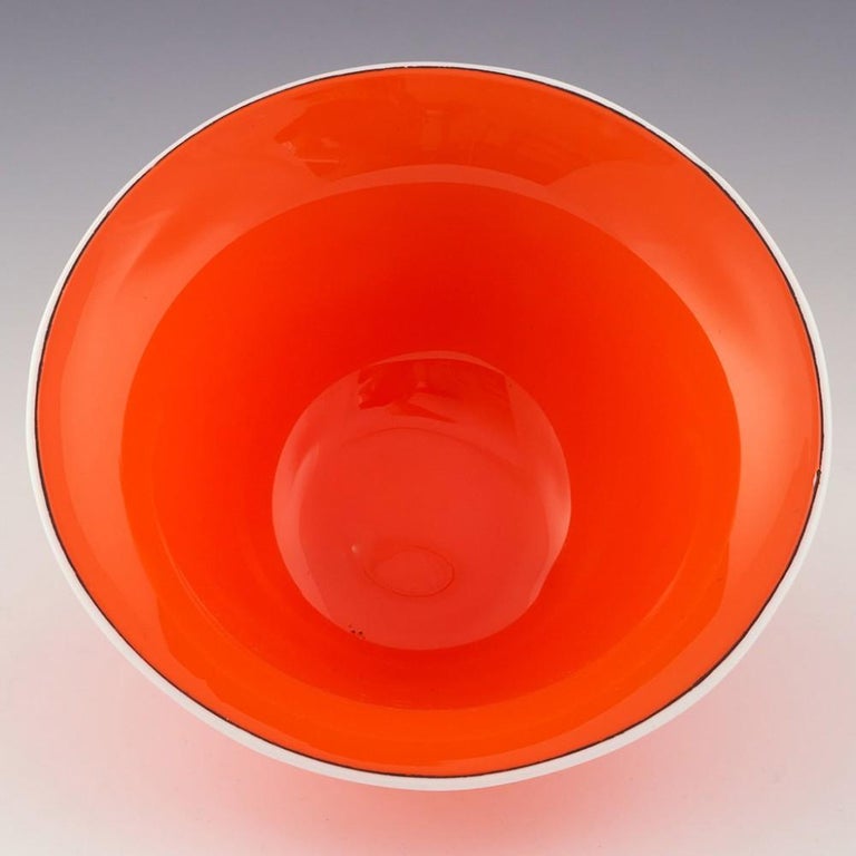 Loetz Witwe Footed Tango Glass Bowl C1915 For Sale at 1stDibs