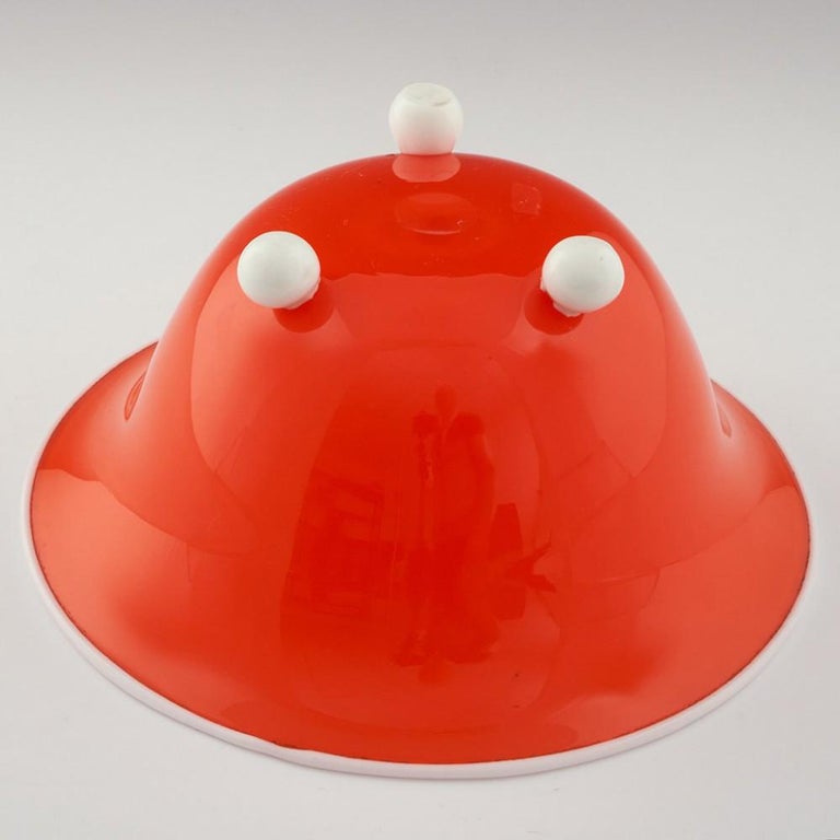 Loetz Witwe Footed Tango Glass Bowl C1915 For Sale at 1stDibs