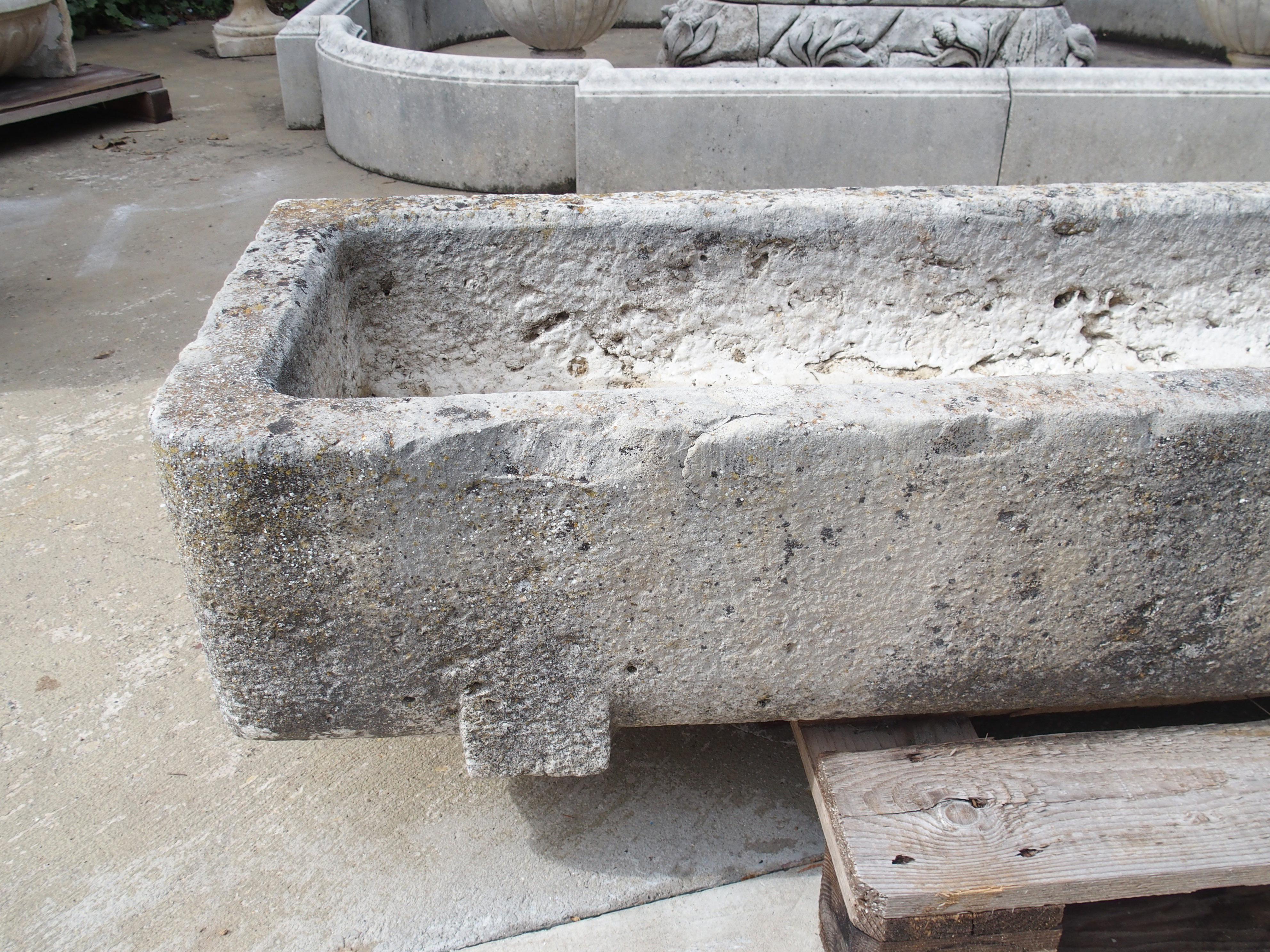 A Long Circa 1800 Carved Stone Trough from Burgundy, France For Sale at ...