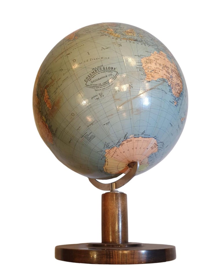 Lovely Quality 1940''s Columbus Globe For Sale at 1stDibs
