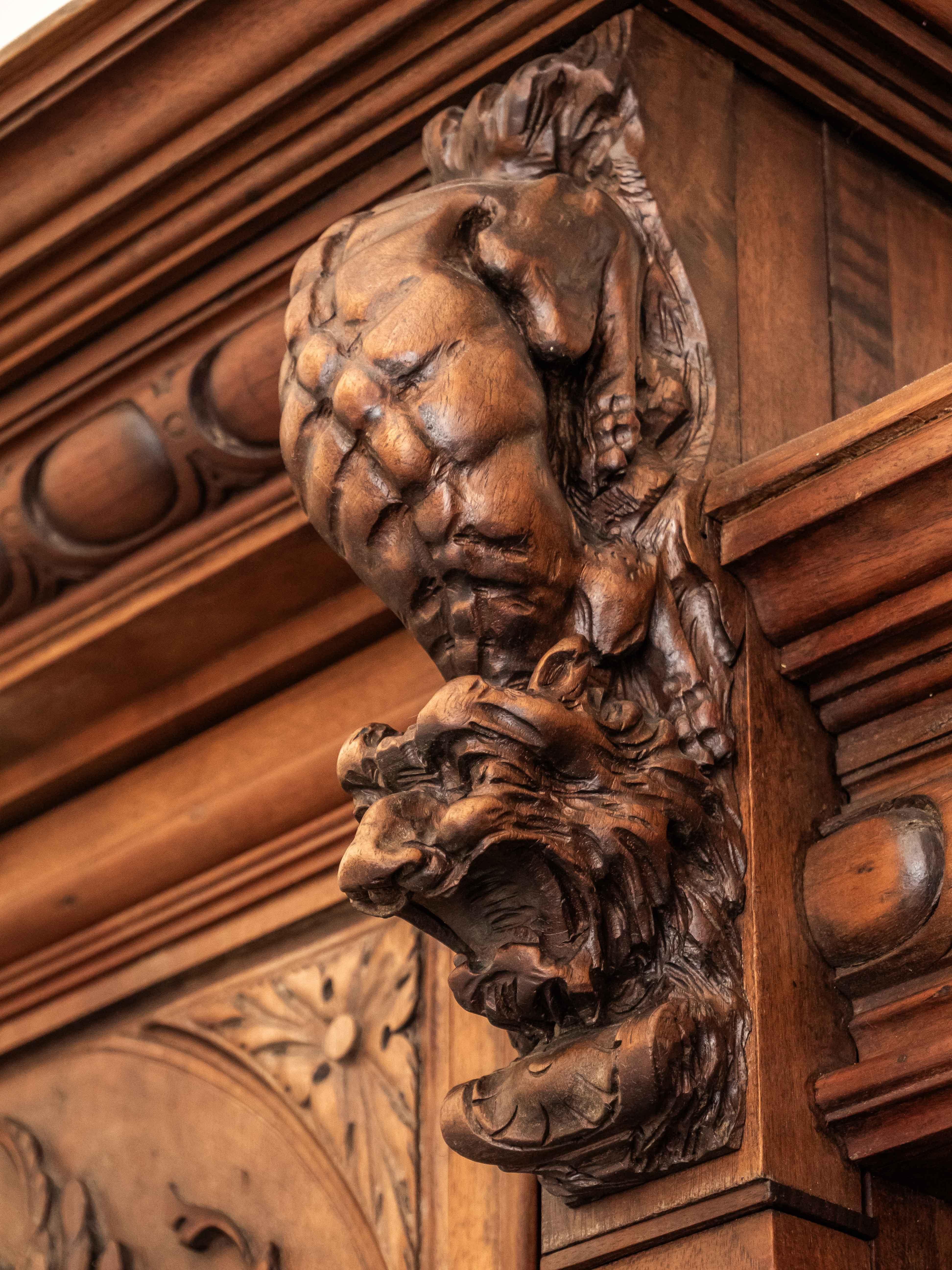 A luxurious Neo-Renaissance sideboard from the castle For Sale at 1stDibs