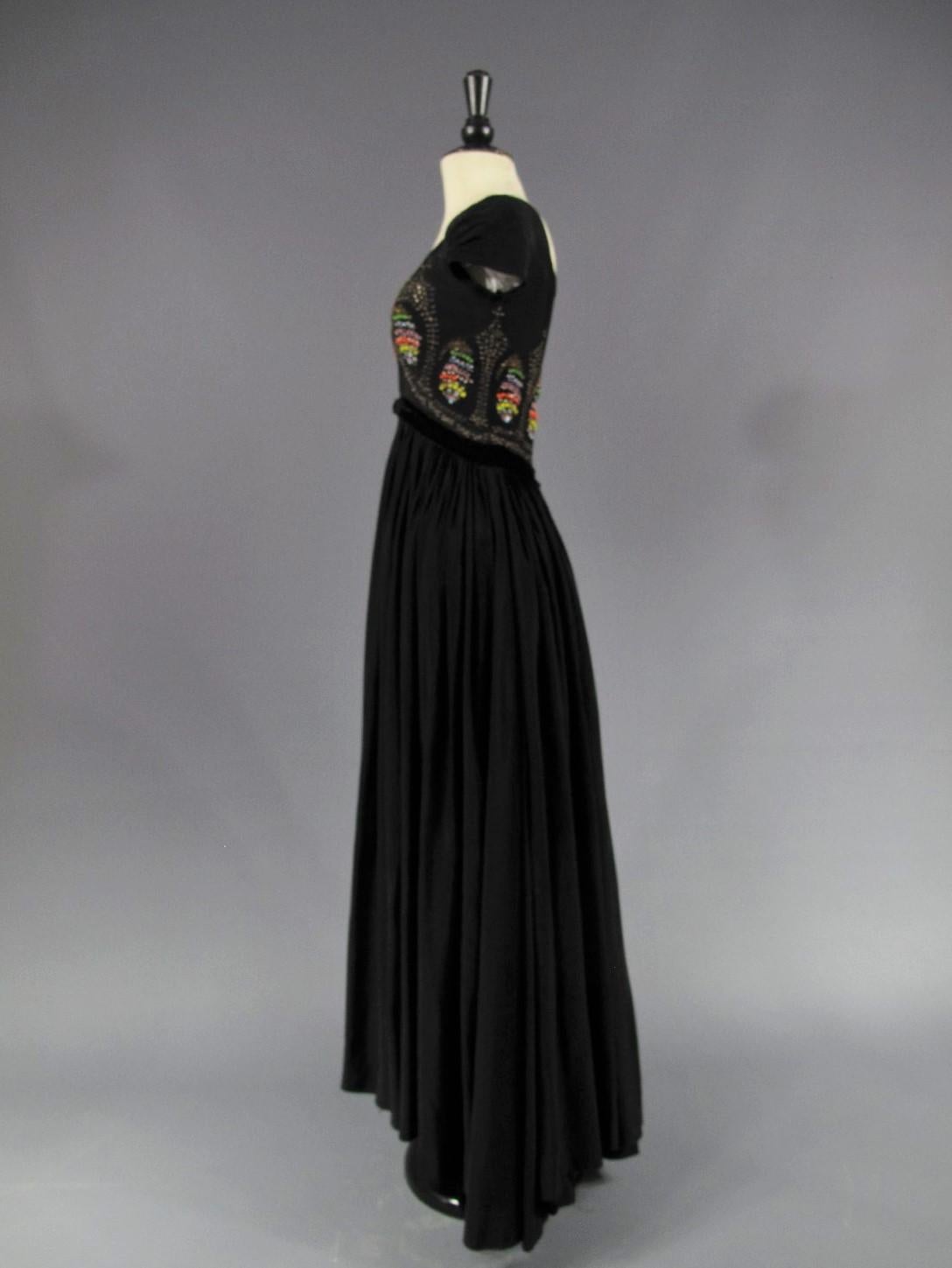 A Madame Grès Couture Evening Dress - Autumn Winter 1953 For Sale at ...