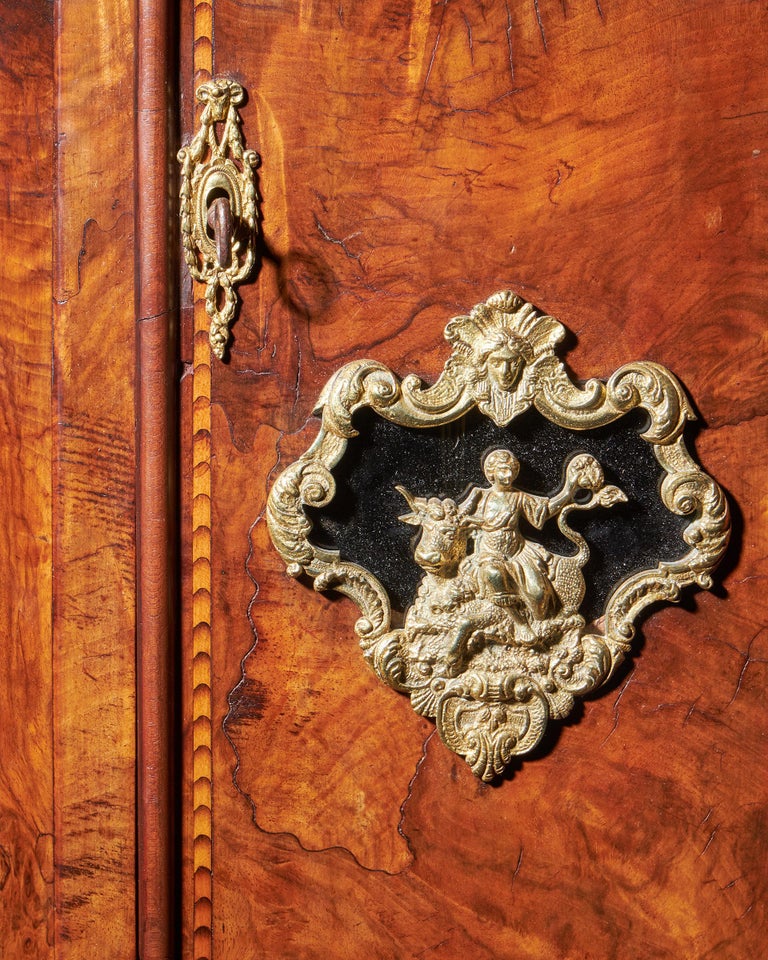 Magnificent 18th Century Striking Dutch Amsterdam Burl Walnut Longcase ...