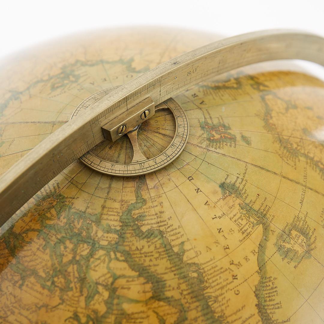 Magnificent Pair of Large 21-Inch Terrestrial and Celestial Cruchley ...