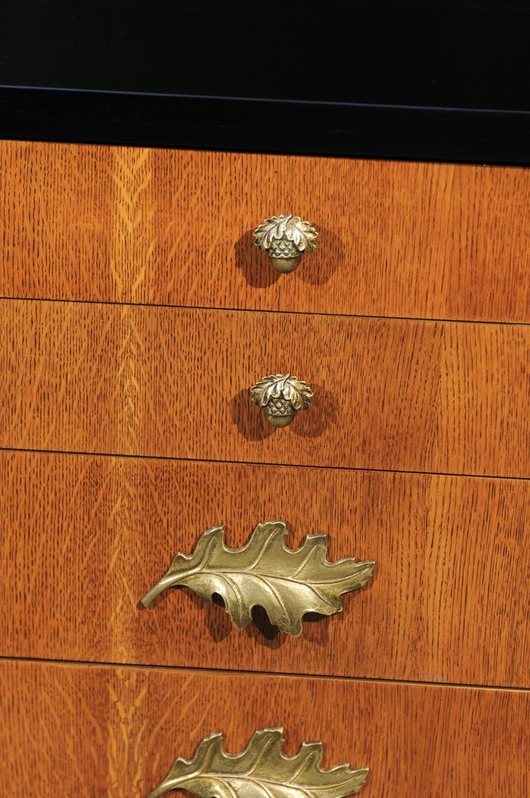 Magnificent Restored Cerused Oak Commode by Lorin Jackson for Grosfeld ...