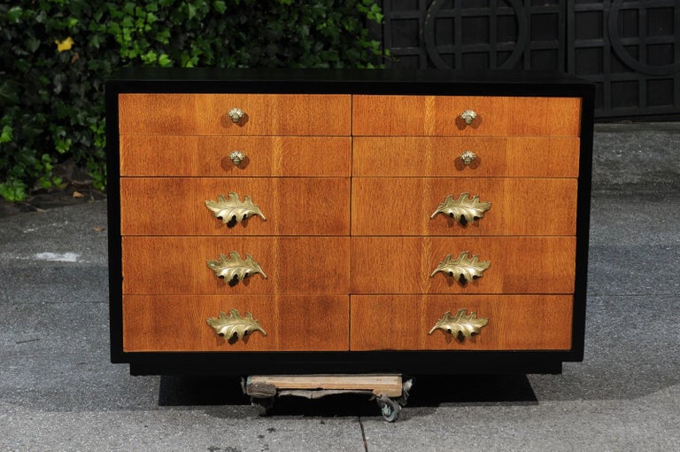 Magnificent Restored Cerused Oak Commode by Lorin Jackson for Grosfeld ...
