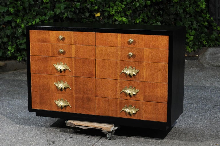Magnificent Restored Cerused Oak Commode by Lorin Jackson for Grosfeld ...