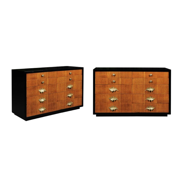 Magnificent Restored Cerused Oak Commode by Lorin Jackson for Grosfeld ...