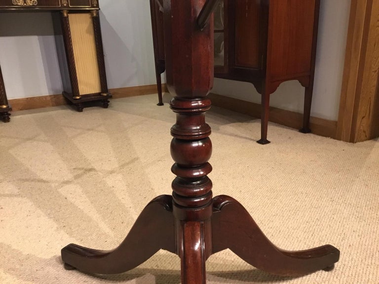 Mahogany Regency Period Antique Hall Tree at 1stDibs