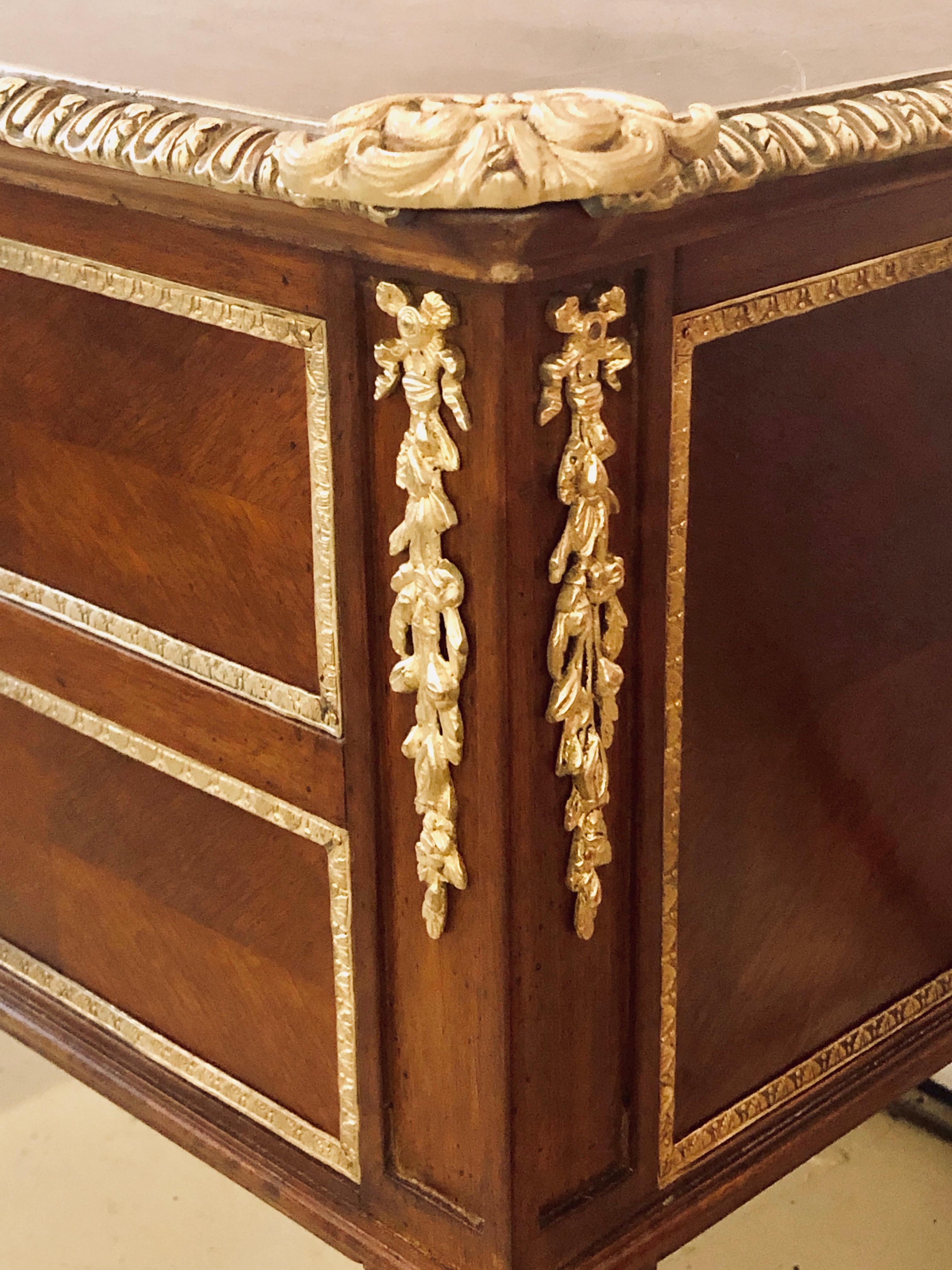 Louis XVI Style Writing Desk with Bronze Mounts at 1stDibs | louis xvi ...