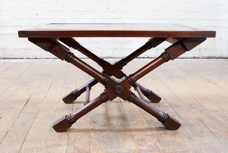 Maritime Etched Slate Drinks Table For Sale at 1stDibs