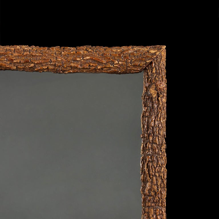 Matched Pair of Rustic Twig Mirrors For Sale at 1stDibs