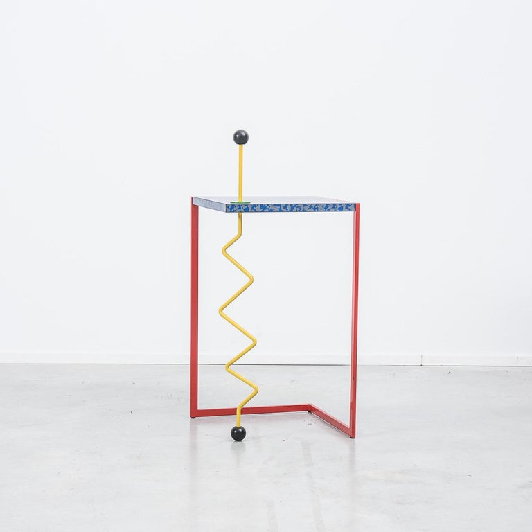 Memphis Inspired Side Table Designed by Hank Kwint at 1stDibs | memphis ...