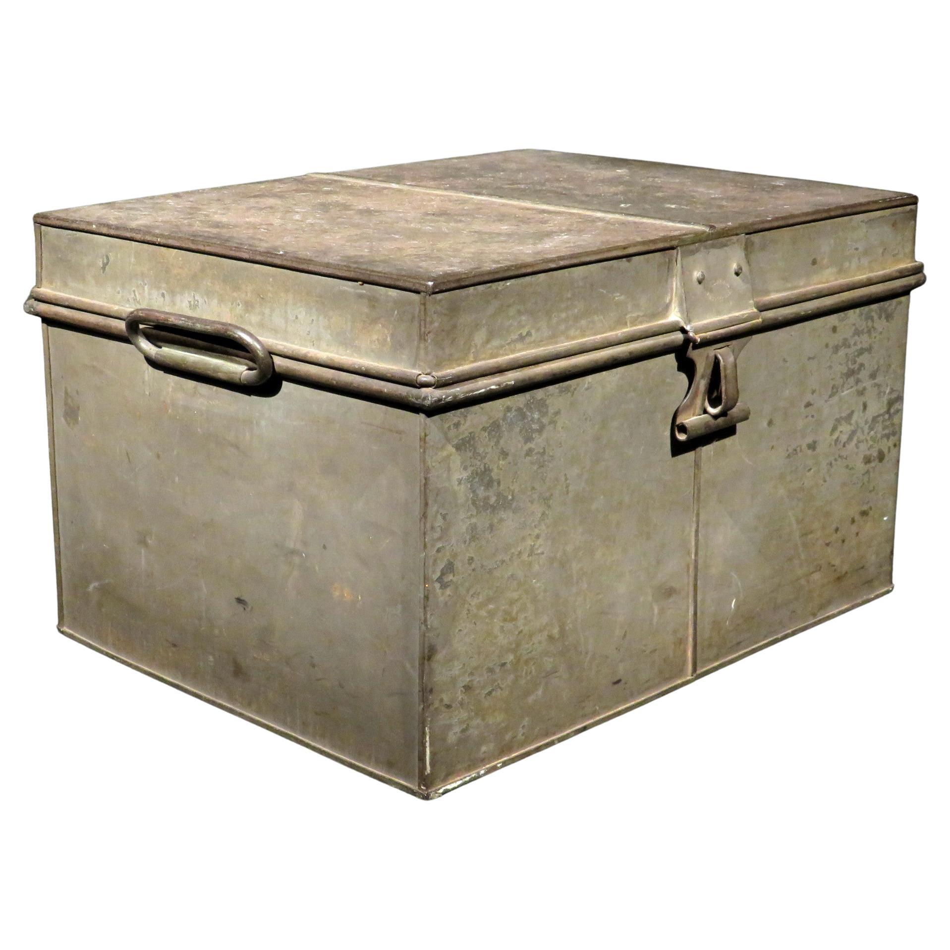 Authentic 19th Century Thomas Milner Patented Iron Safety Box, UK Circa ...