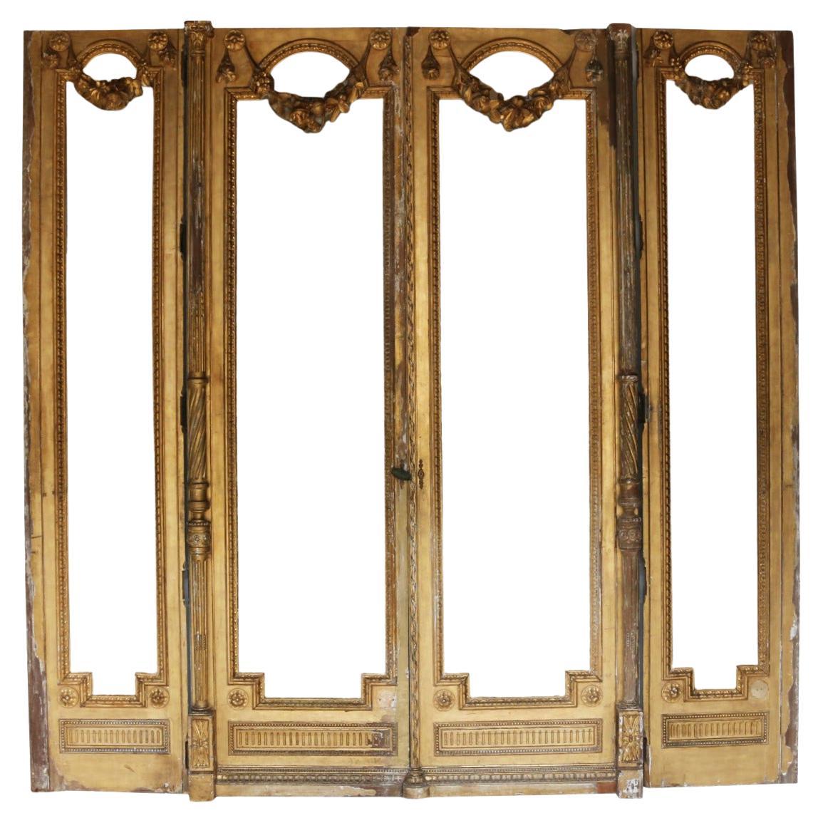 Mid 19th Century Spanish Four Section Entryway For Sale at 1stDibs