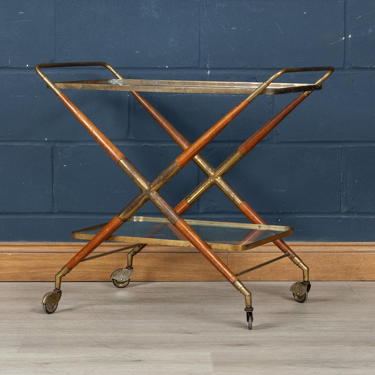 A Mid 20th Century Italian Drinks Trolley Attributable To Cesare Lacca ...