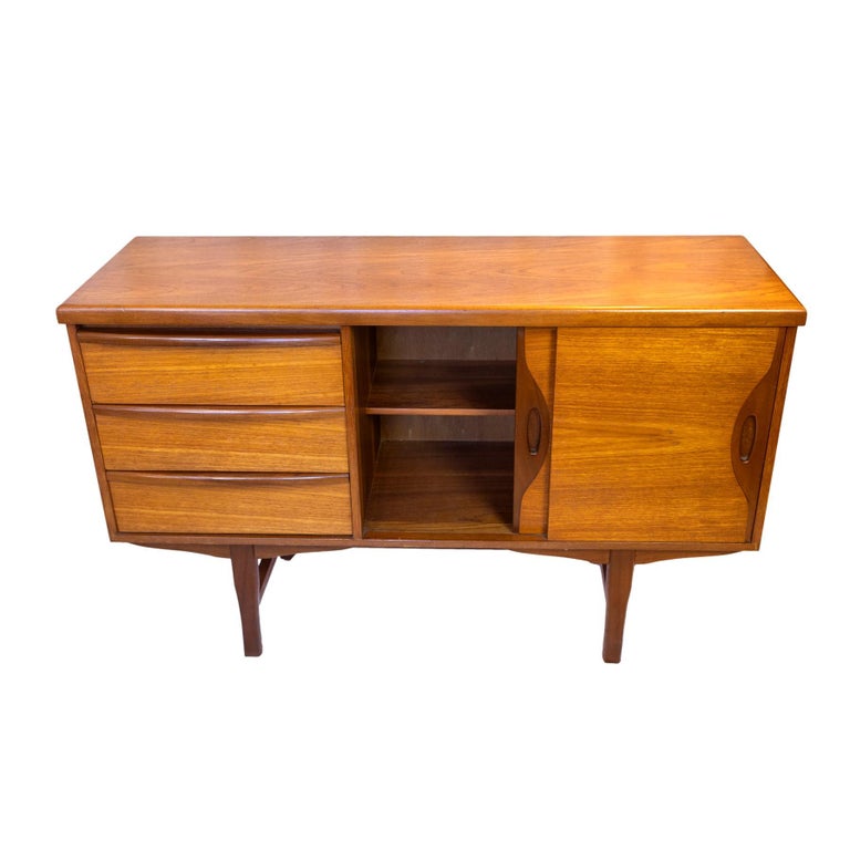 Mid-Century Modern McIntosh Sideboard in Teak Designed by Tom Robertson ...