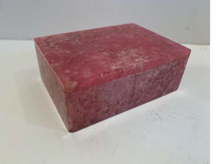 Mid-Century Modern Rose Quartz Dresser of Table Box For Sale at 1stDibs ...