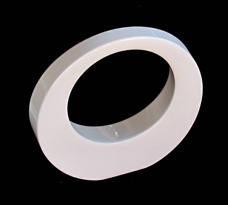 Mod Set of 1980s Ivory-Glazed Amorphic Pottery by Jaru Pottery of ...