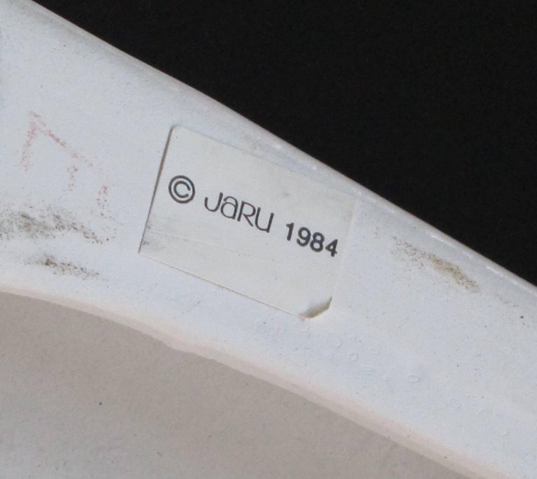 Mod Set of 1980s Ivory-Glazed Amorphic Pottery by Jaru Pottery of ...