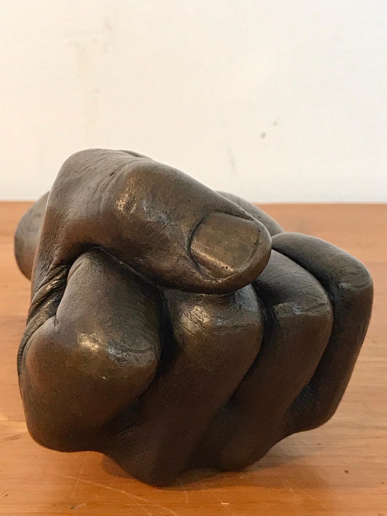 Model of a Human Fist in Bronze, by the Roman Bronze Works NY at ...