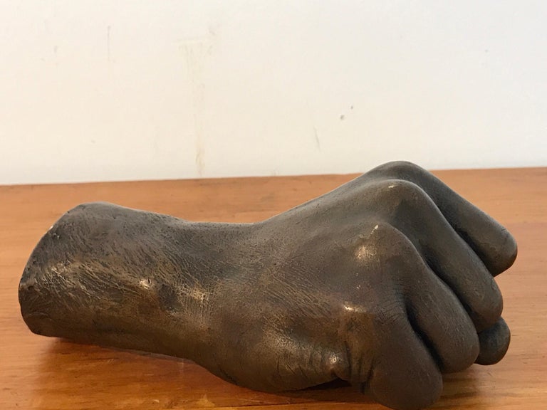 Model of a Human Fist in Bronze, by the Roman Bronze Works NY at ...
