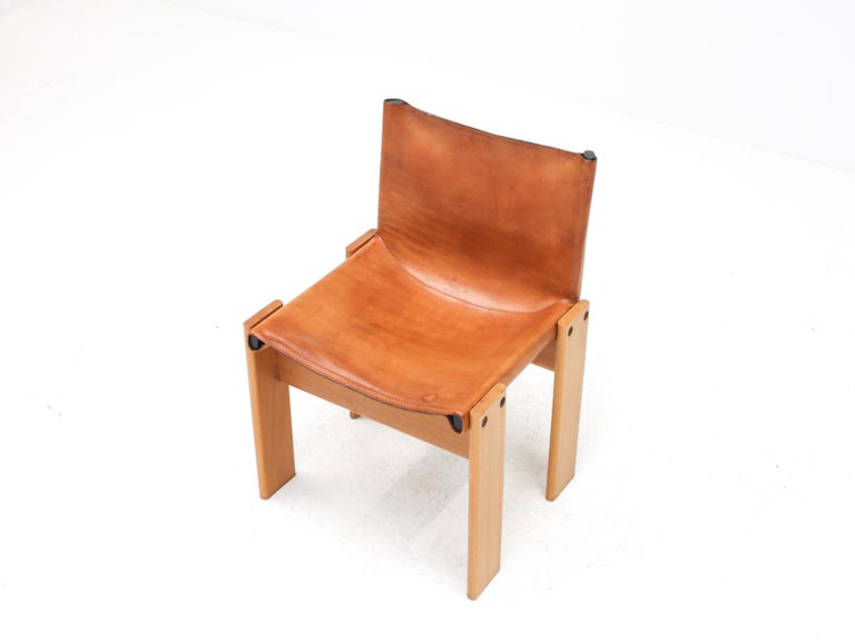 'Monk' Chair by Afra and Tobia Scarpa for Molteni, Italy, 1974 at 1stDibs