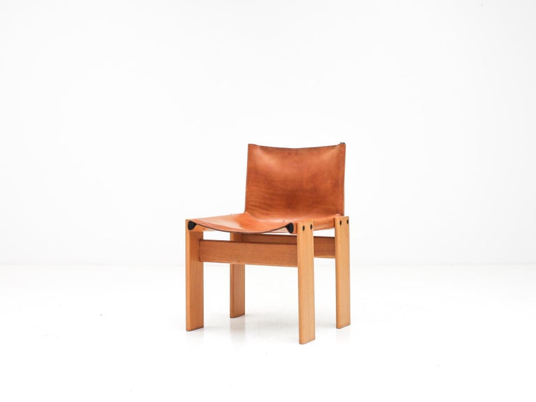'Monk' Chair by Afra and Tobia Scarpa for Molteni, Italy, 1974 at 1stDibs