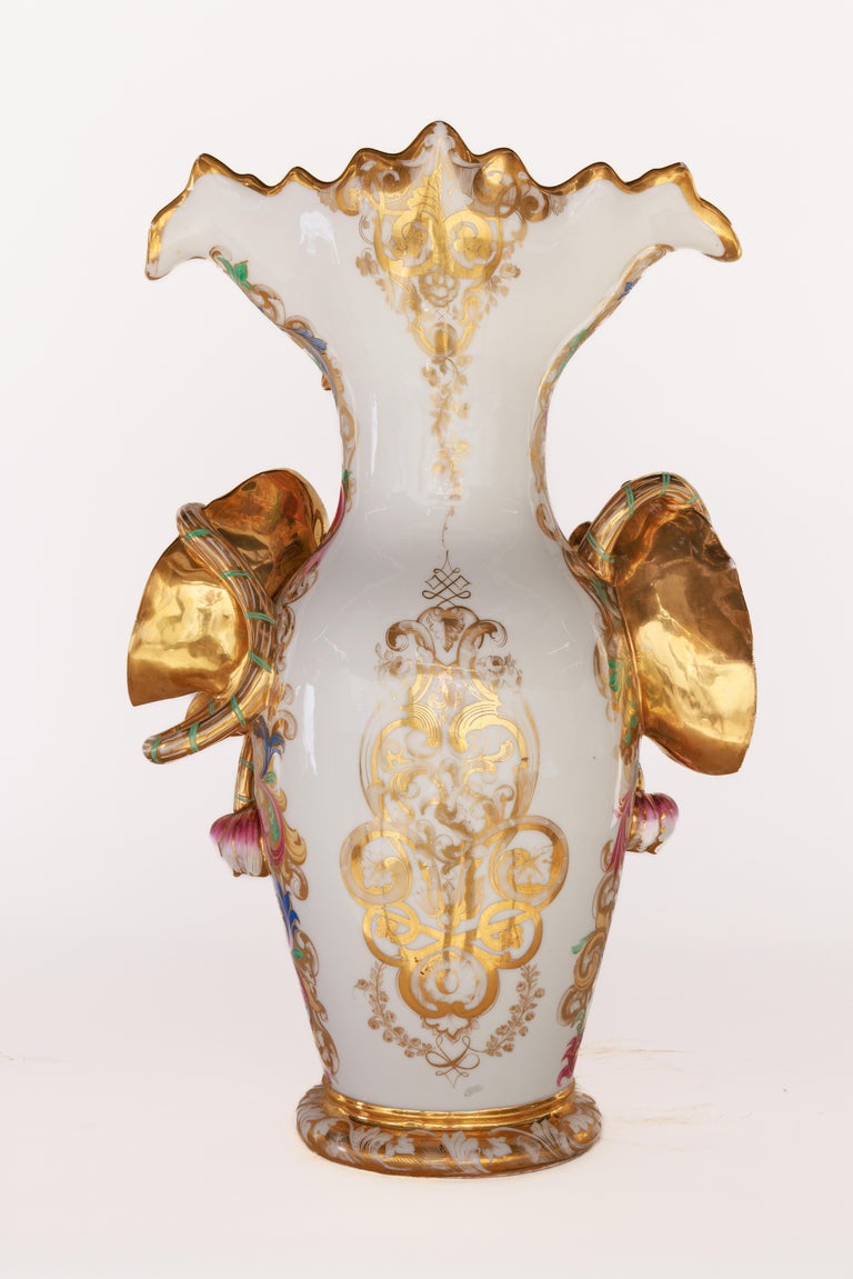 Monumental and Masterful Pair of French Paris Porcelain Hand-Painted ...