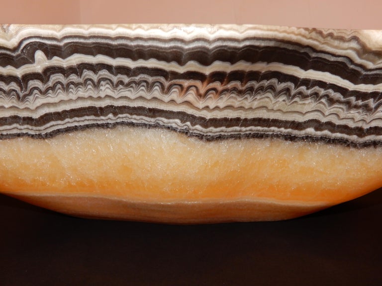 Monumental Artisan Onyx Large Bowl or Vessel at 1stDibs