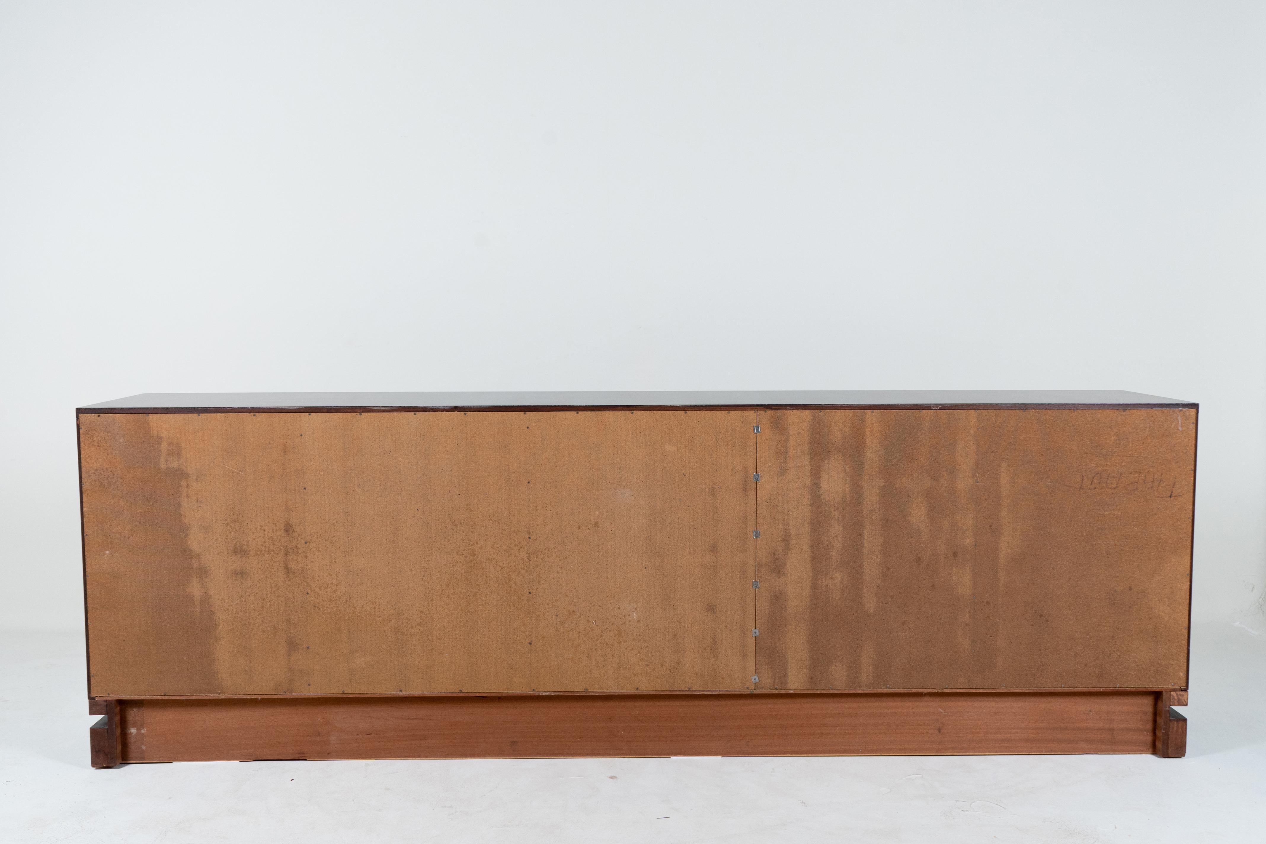 A Monumental Brutalist Console with Geometric Doors, Belgium For Sale ...