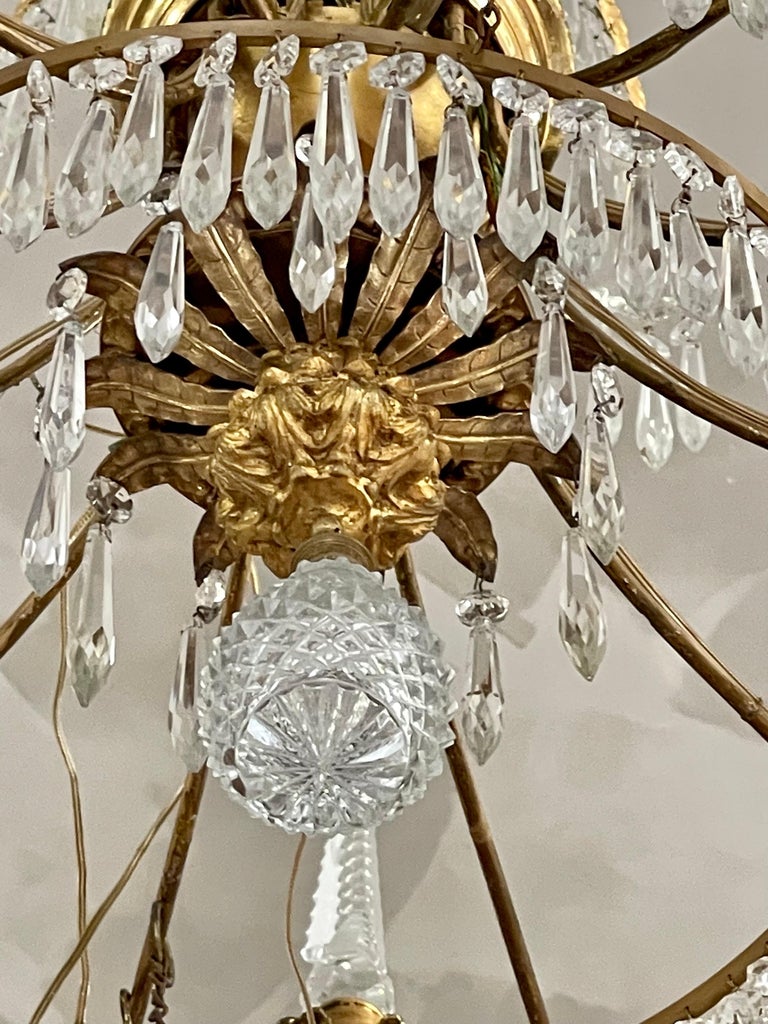 Monumental Neo-Classical 18 Arm Chandelier, circa 1825, Designed by ...