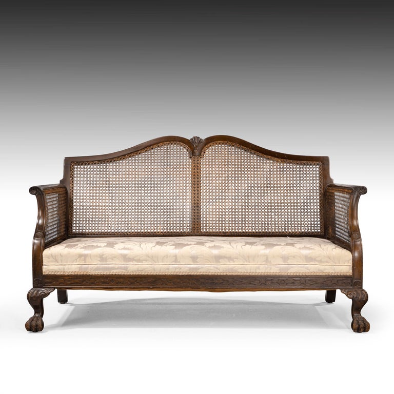 Most Attractive Early 20th Century Bergère Sofa at 1stDibs