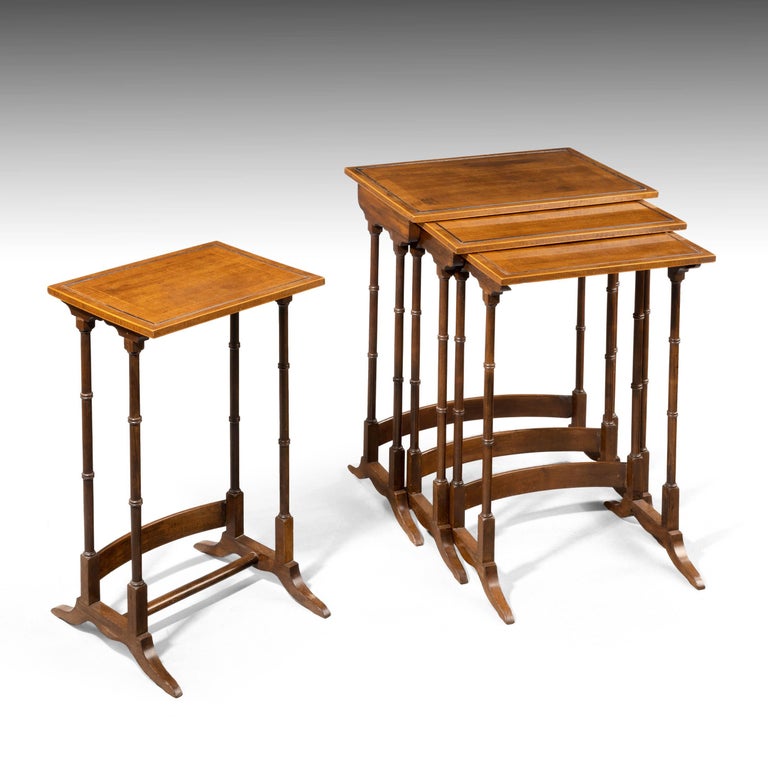 Most Attractive Early 20th Century Quartetto of Mahogany Tables For ...