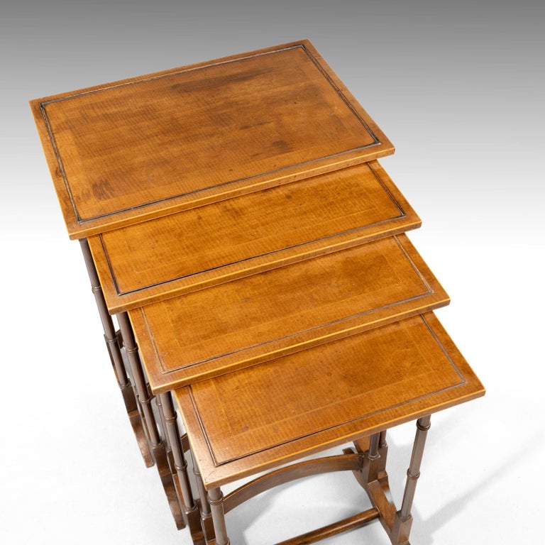 Most Attractive Early 20th Century Quartetto of Mahogany Tables For ...