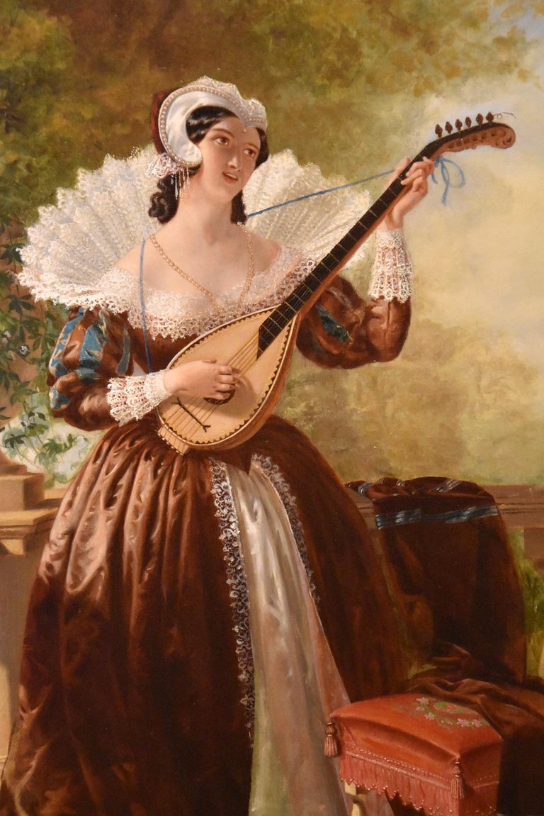 "A Musical Interlude" Oil Painting by John Morgan For Sale at 1stDibs