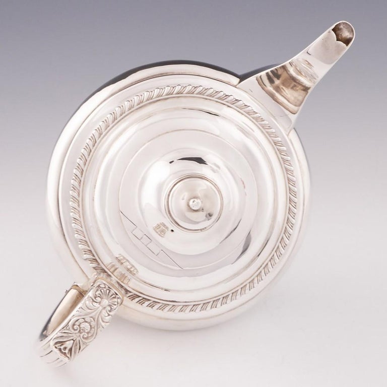 Newcastle Sterling Silver Teapot, 1836 For Sale at 1stDibs