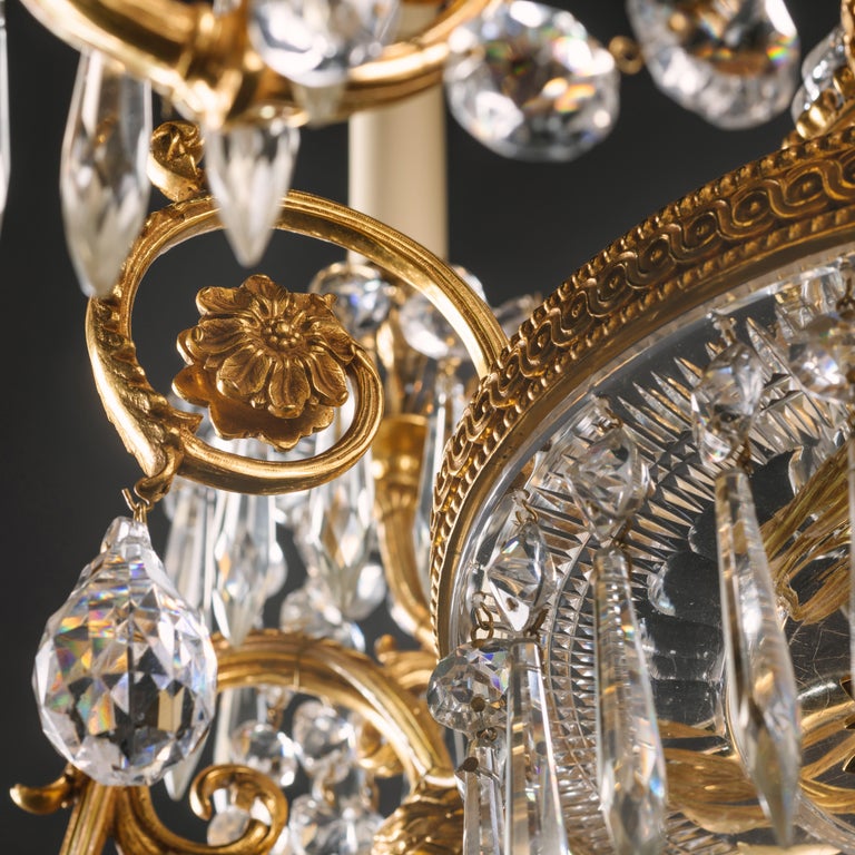 Nine-Light Chandelier by Perry and Co. For Sale at 1stDibs