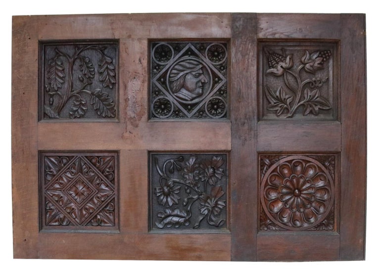 Oak Wall Panel in the Jacobean Style For Sale at 1stDibs