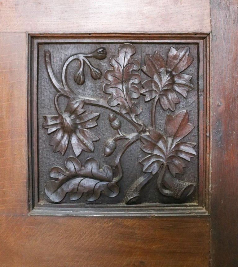 Oak Wall Panel in the Jacobean Style For Sale at 1stDibs