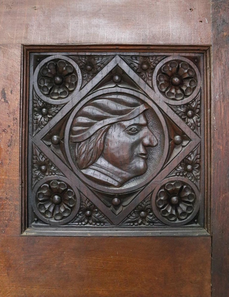 Oak Wall Panel in the Jacobean Style For Sale at 1stDibs