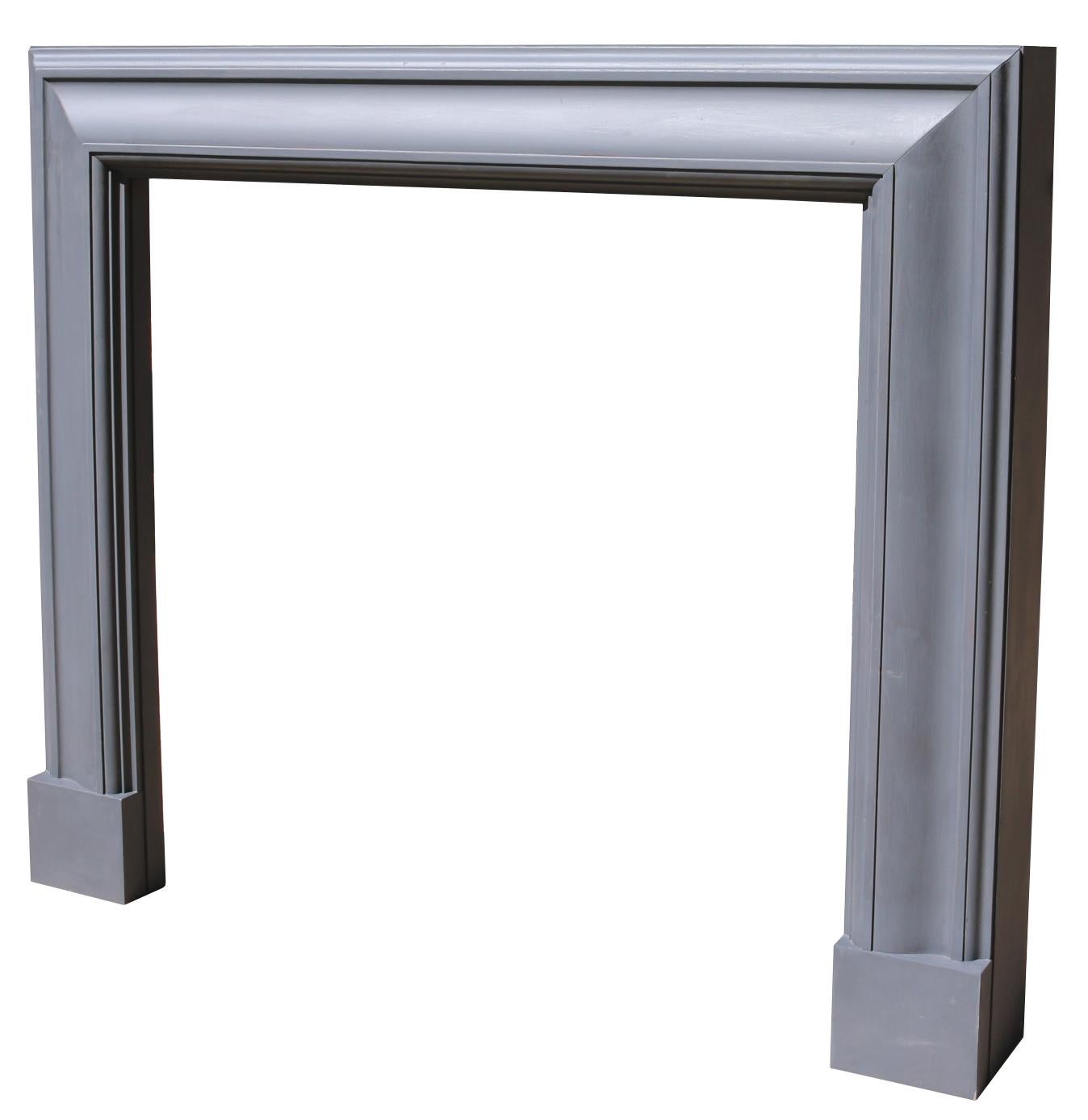 Painted Antique Bolection Fireplace Mantel at 1stDibs | mantle height ...