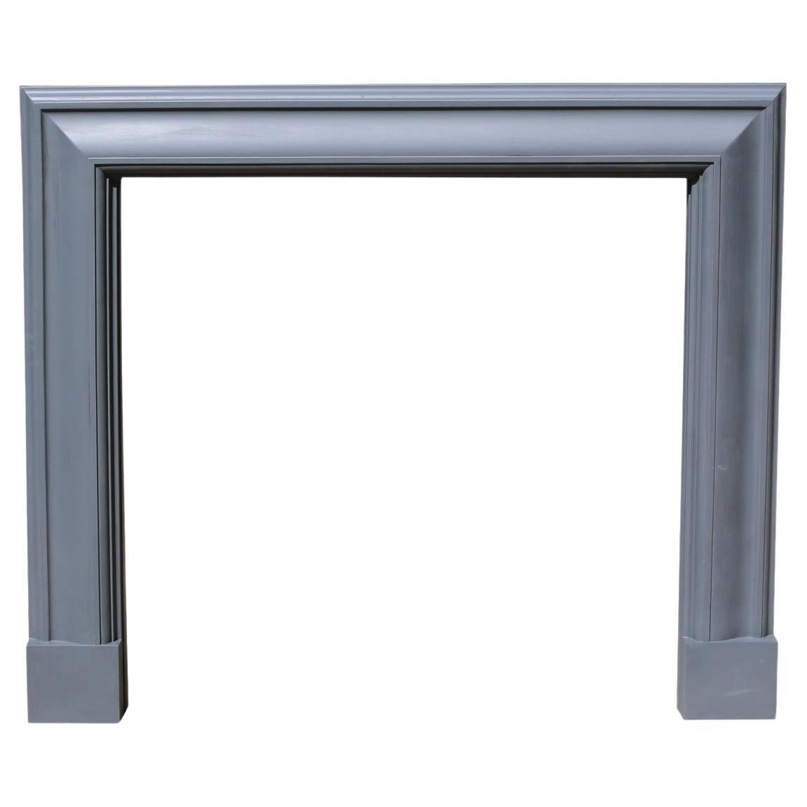 Painted Antique Bolection Fireplace Mantel at 1stDibs | mantle height ...