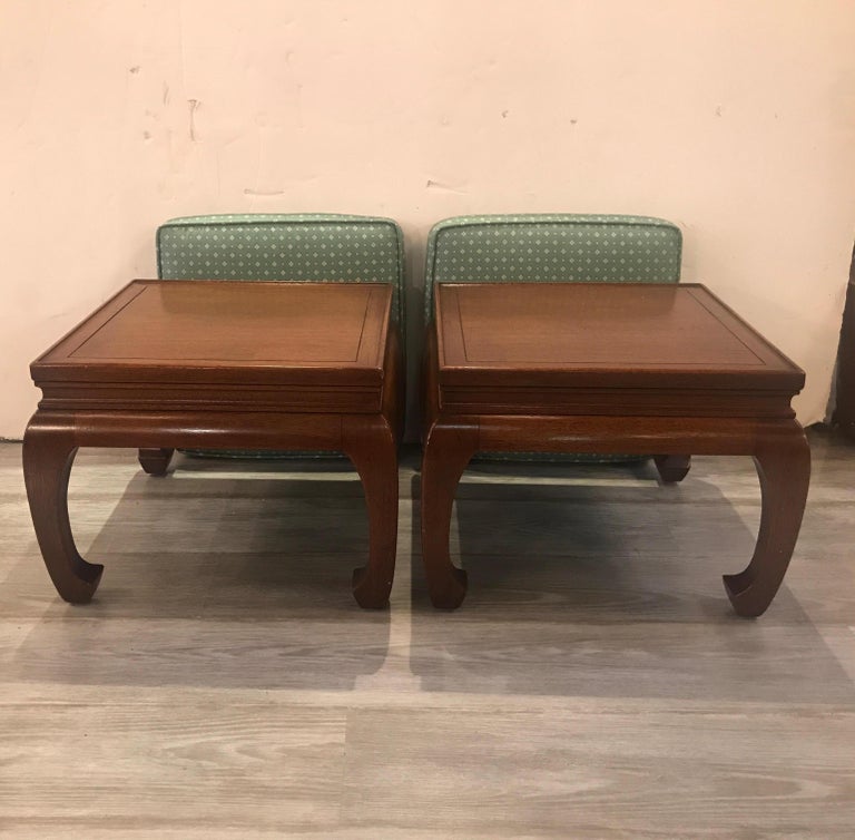 Pair of Asian Style Benches or Stands For Sale at 1stDibs | asian benches