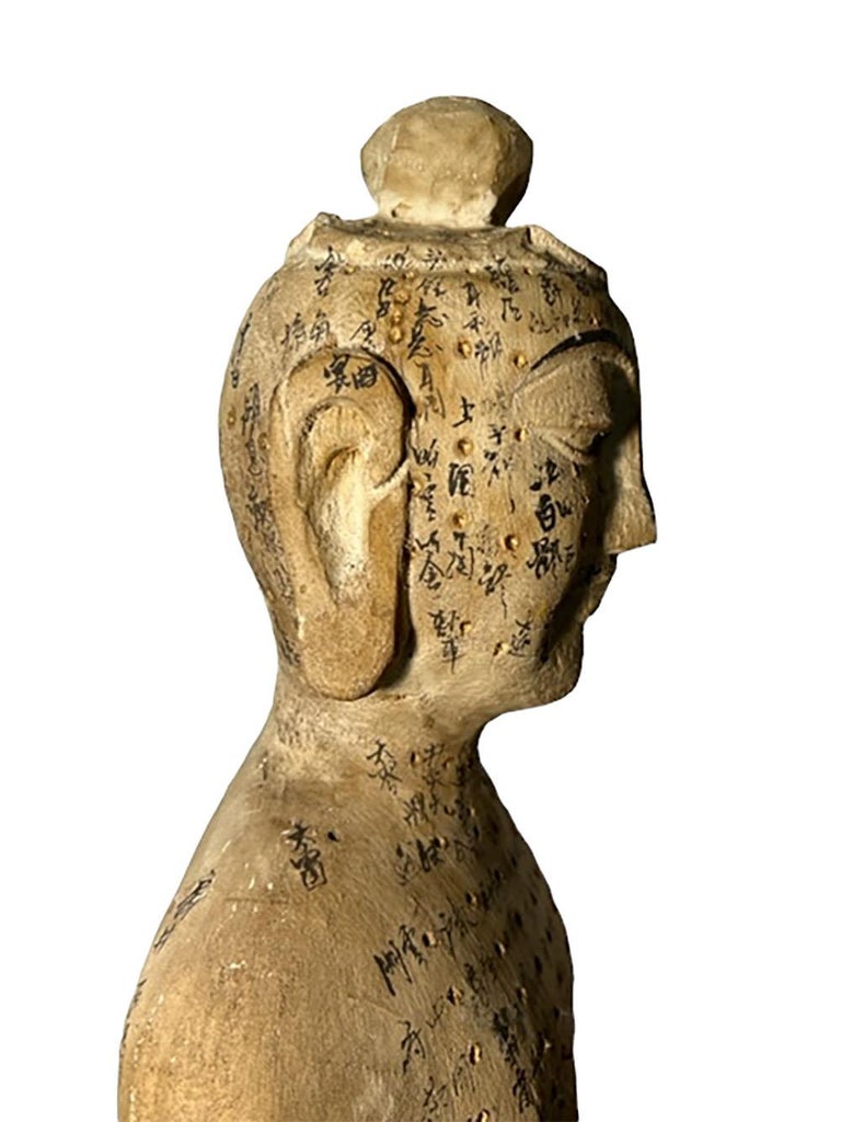 Pair of 19th Century Chinese Acupuncture Figures For Sale at 1stDibs