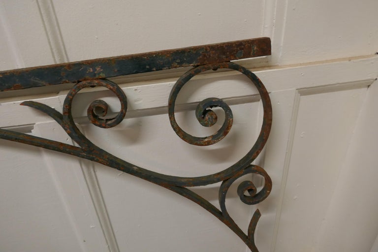 Pair of 19th Century French Wrought Iron Gate Post Corners For Sale at ...