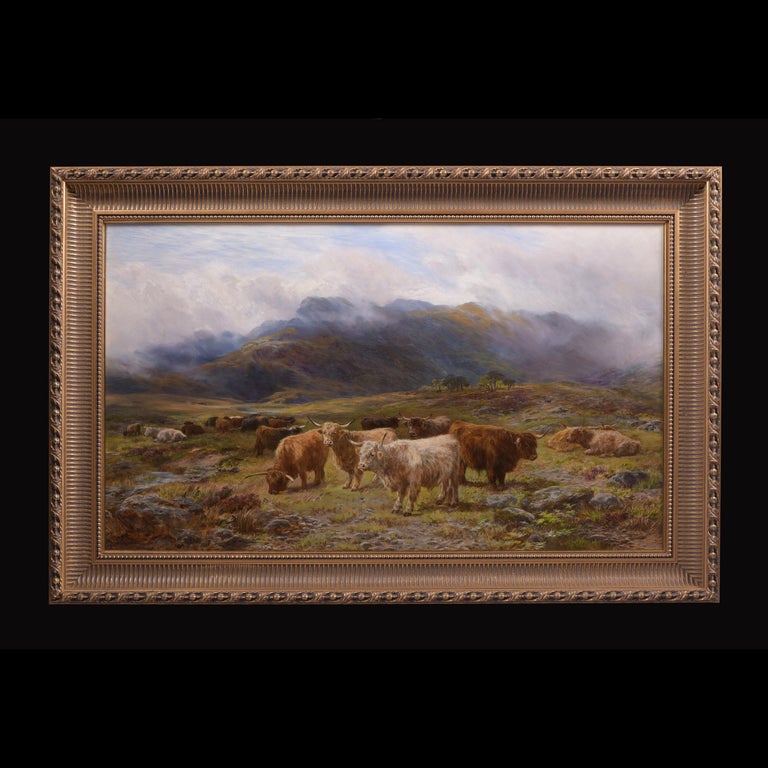 Pair of 19th Century Scottish Highland Paintings by Henry Garland For ...