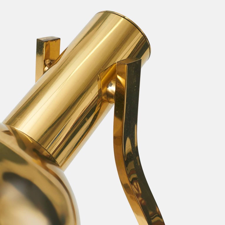 Pair of Adjustable Brass Table Lamp by Staff Leuchten For Sale at 1stDibs