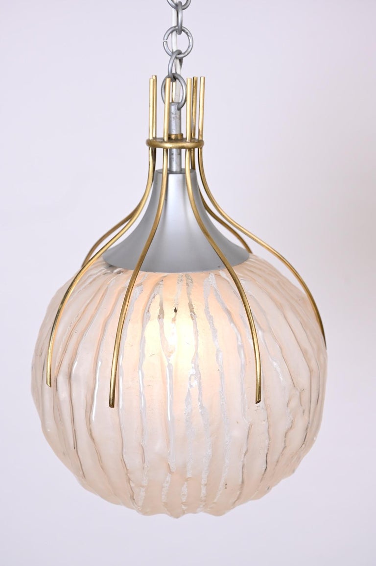 Pair of Angelo Brotto Ceiling Lights, circa 1960 For Sale at 1stDibs