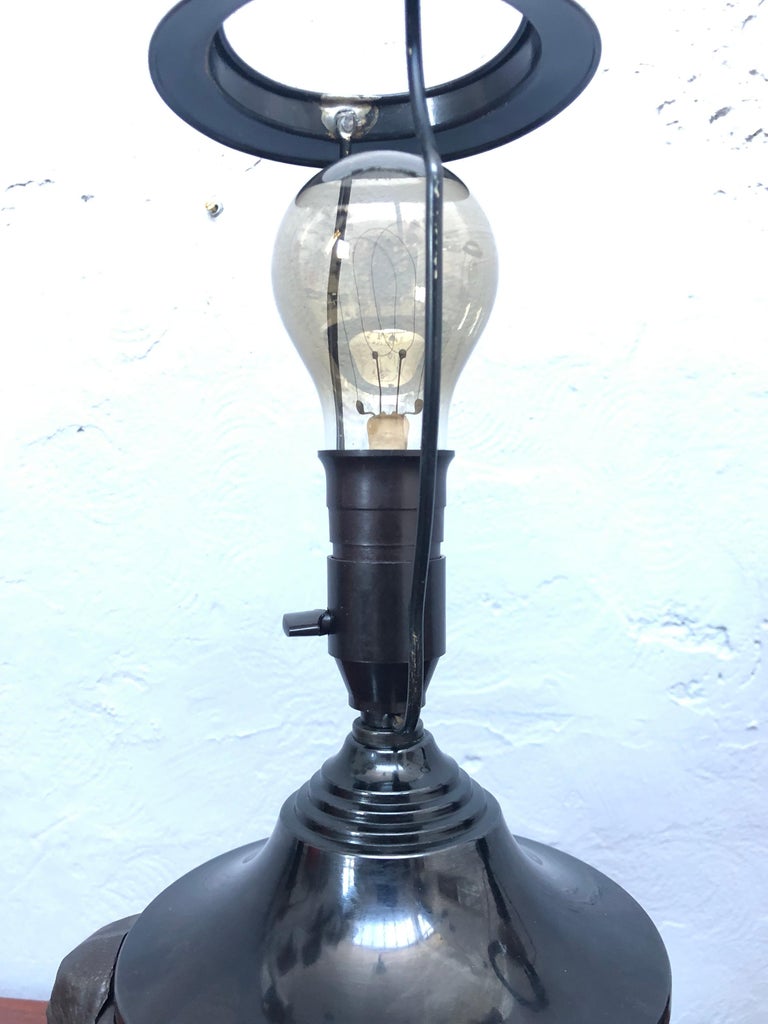 Pair of Antique Brass and Cast Iron Elephant Lamps For Sale at 1stDibs